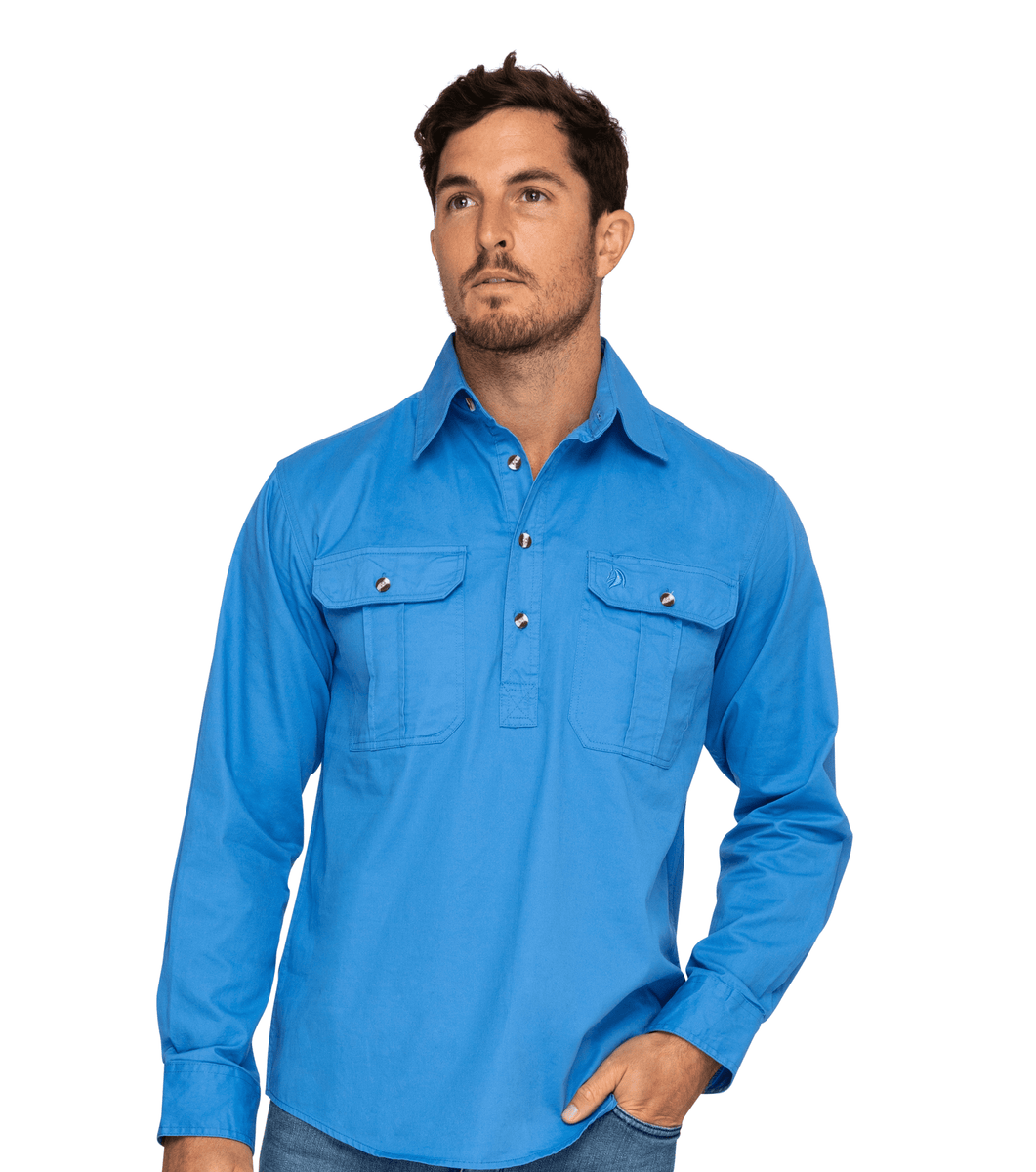 Brumby Work Shirt Wedgewood – Sitting Bull BH